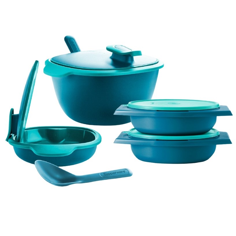 READY STOCK | Tupperware Serveware Set | Warmie Tup | Purple Royale ...