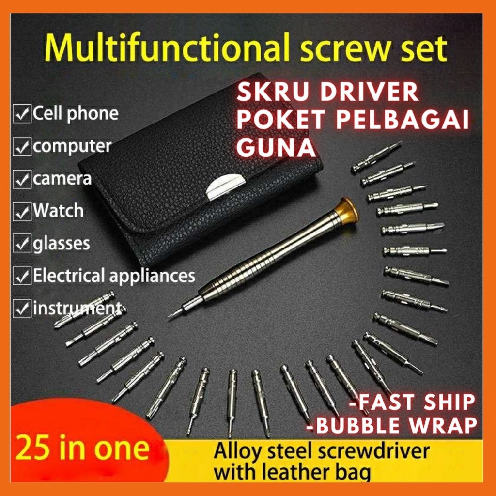 Pemutar Skru Kecil Repair Mobile Phone Jam PC Glasses Laptop Watch ...