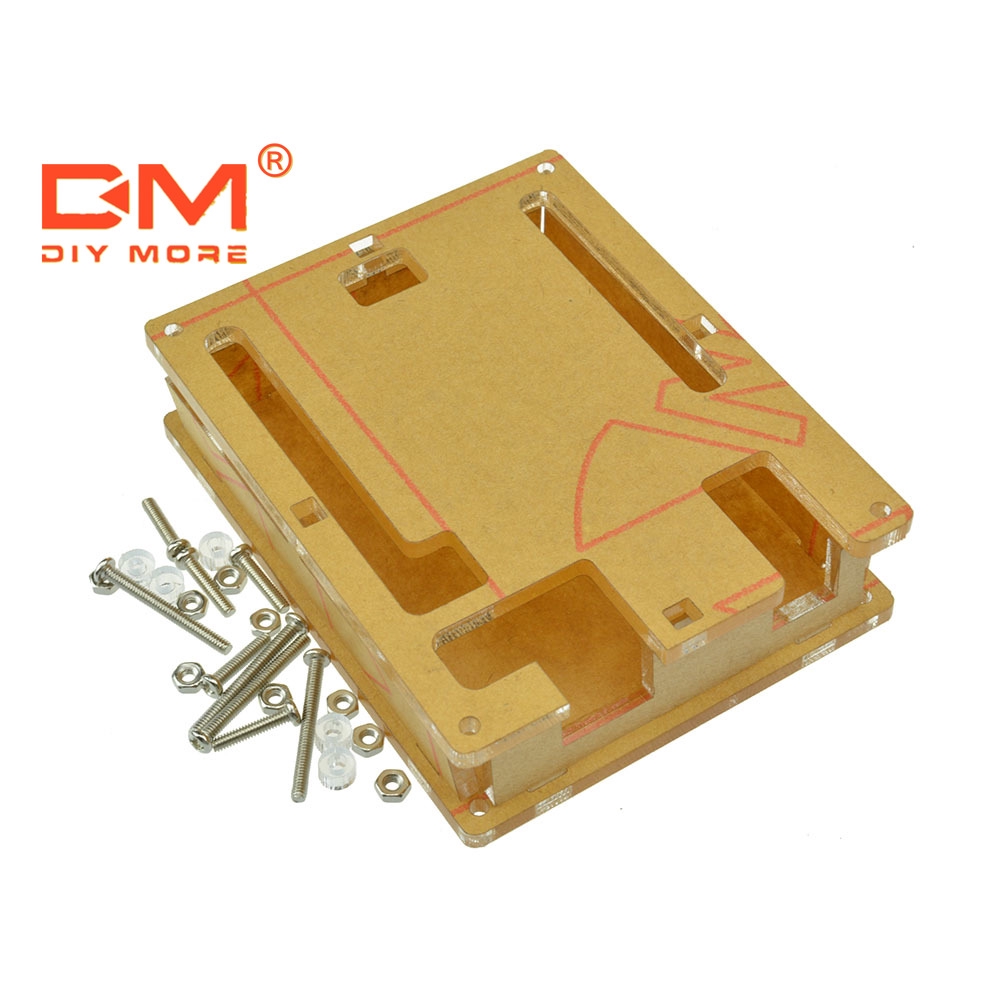 DIYMORE Acrylic Clear Box Enclosure Shell for Arduino R3 Board Module ...