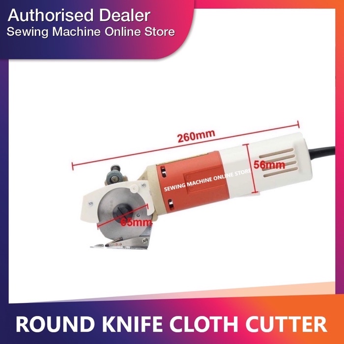 🔥READY STOCK🔥 Mesin Potong Kain / Round Knife Cloth Cutter Machine ...