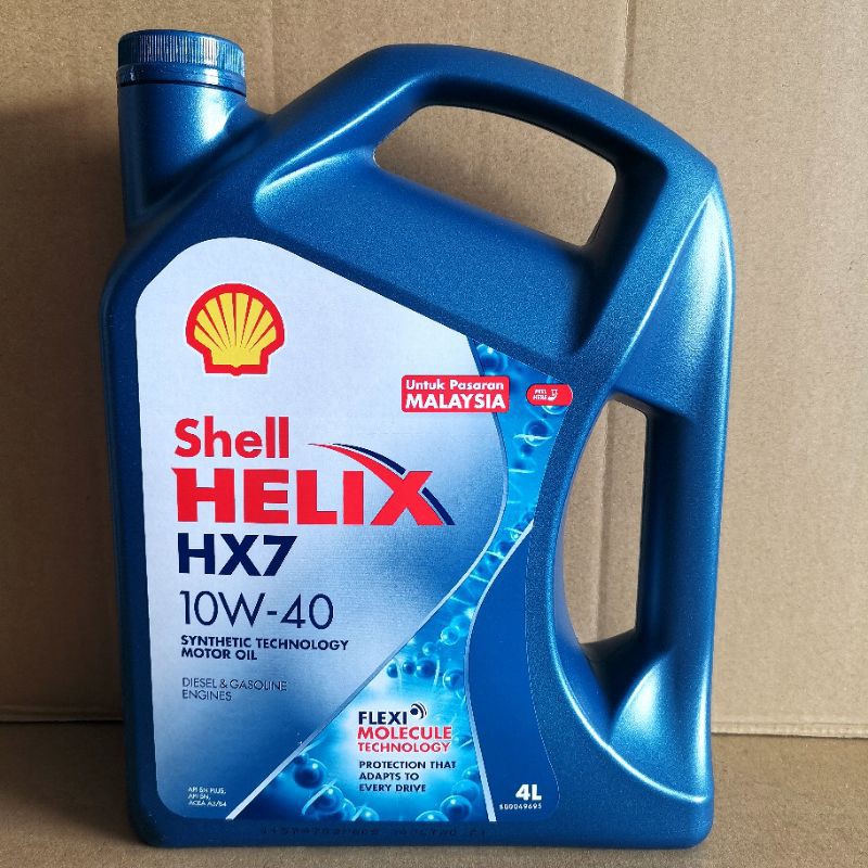 Shell Helix HX7 10w40 Semi Synthetic (Original Shell) **Sarawak ...