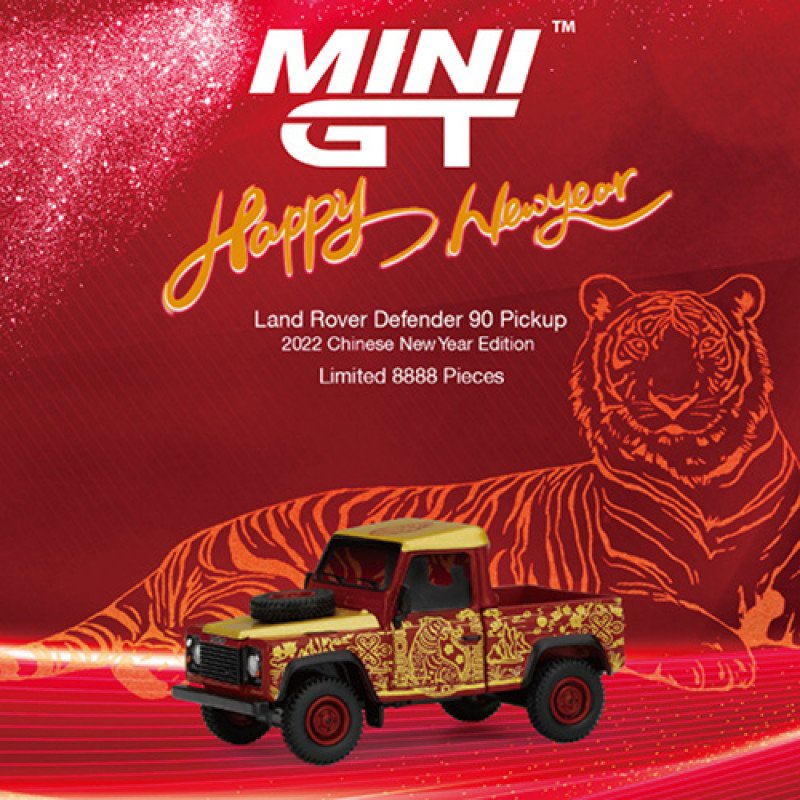 (Ready Stock) Mini GT #330 Land Rover Defender 90 Pickup 2022 Chinese ...