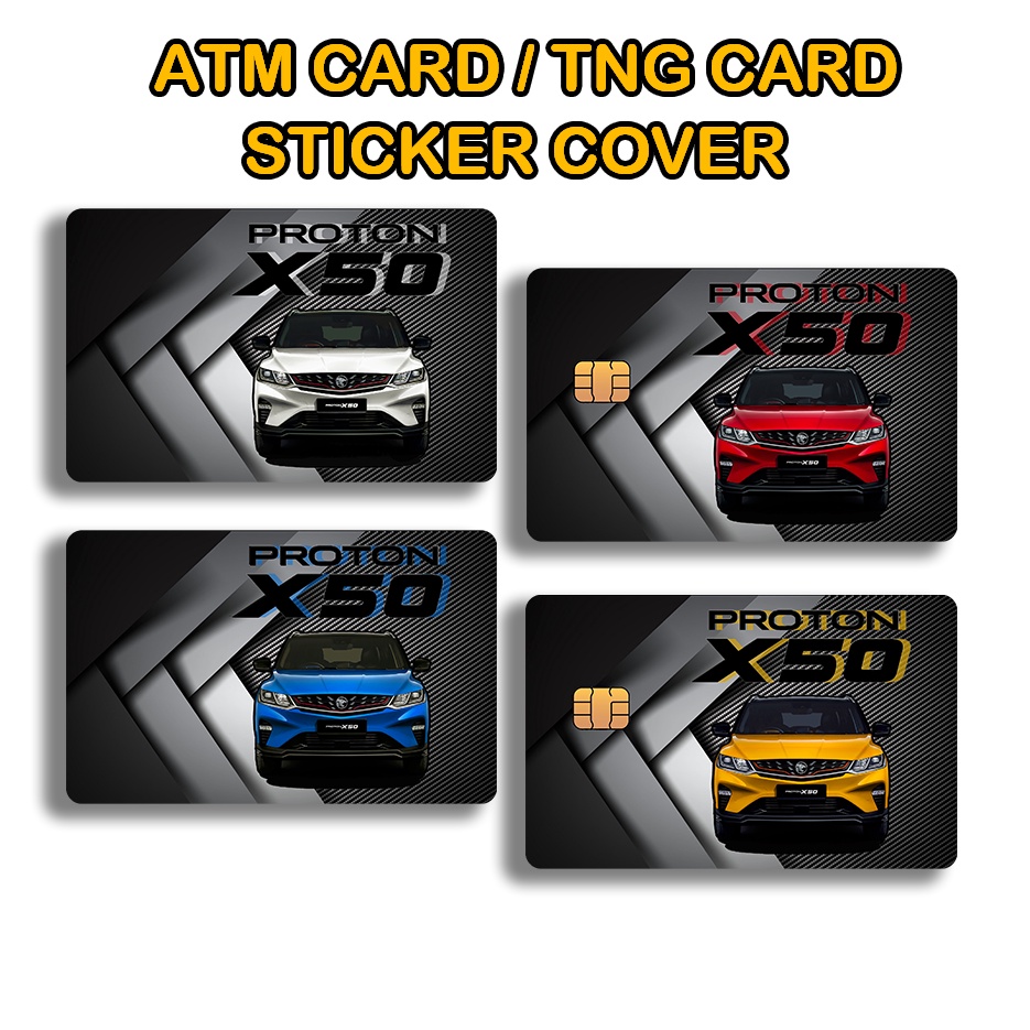 PROTON X50 - TOUCH N GO STICKER - ATM CARD STICKER - DEBIT CARD BUY 1 ...