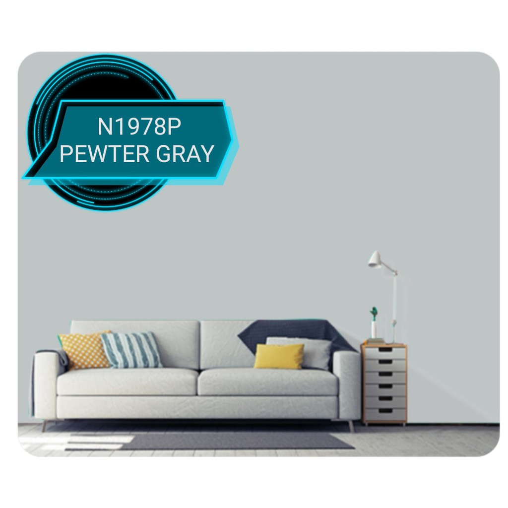 NIPPON Exterior paint Q-Shield 5 Liter - N1978P PEWTER GRAY | Shopee Malaysia