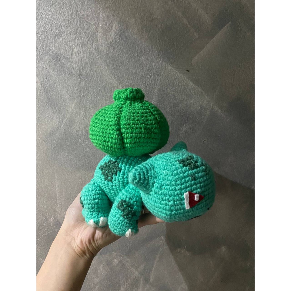 Pokemon Bulbasaur Crochet/Amigurumi | Shopee Malaysia