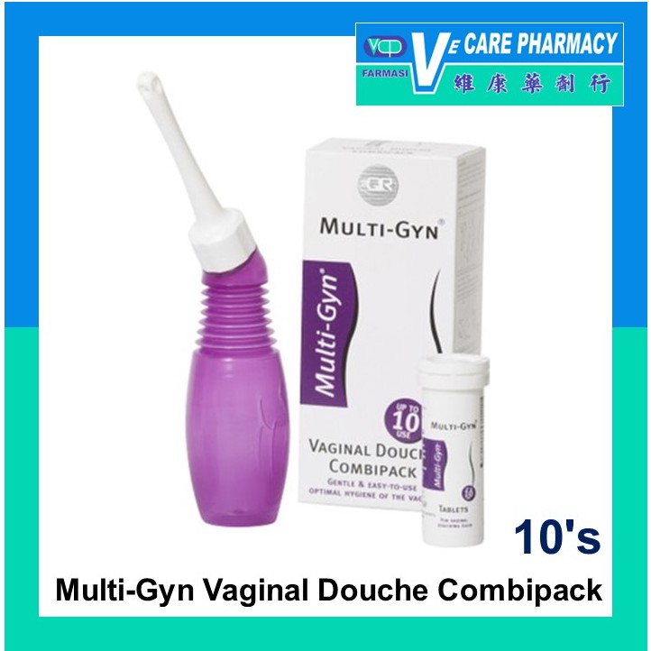 Multi-Gyn Vaginal Douche Combipack (10 Tablets Included) | Shopee Malaysia