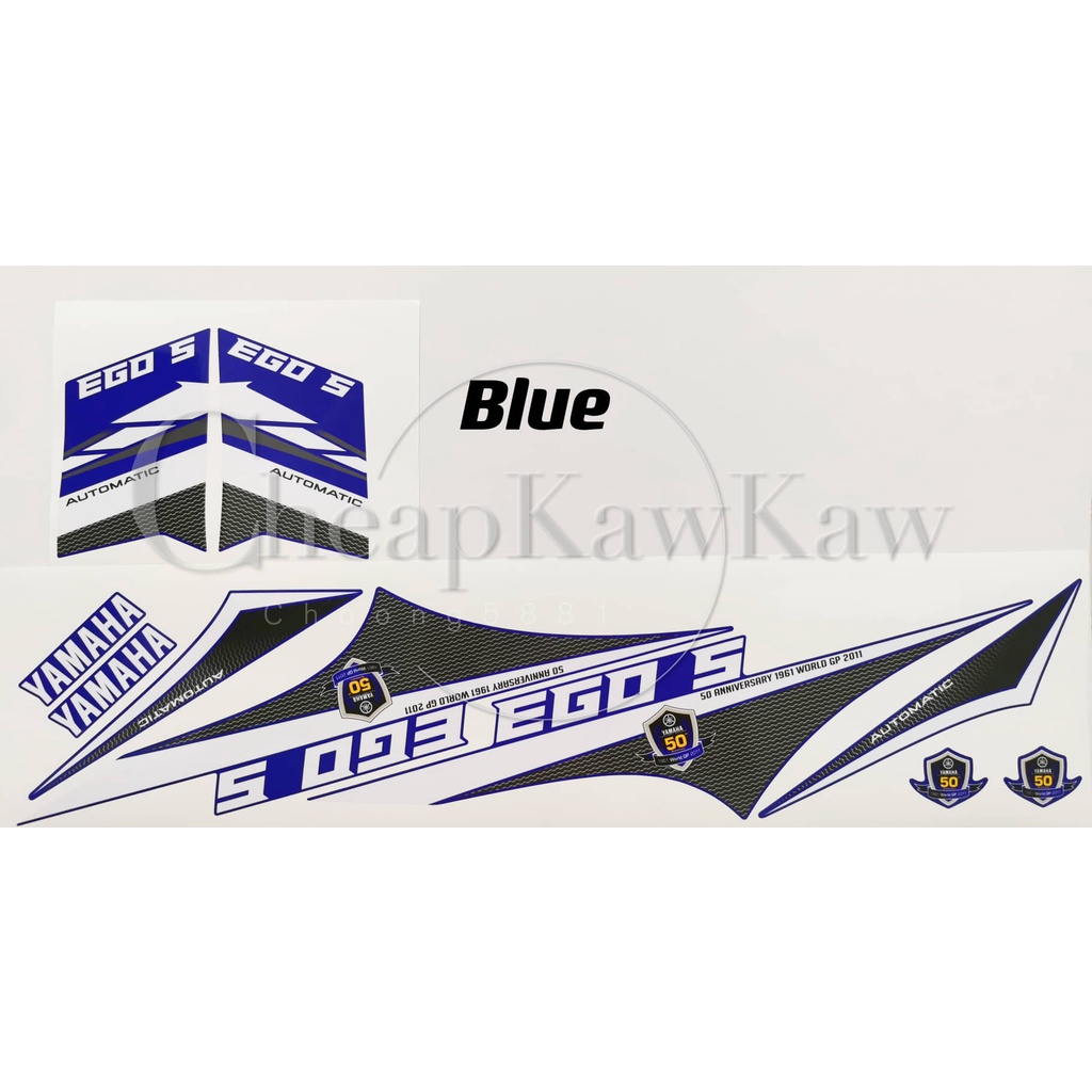EGO S 110 ( 5 ) World GP 50th Anniversary Edition Body Cover Stripe ...
