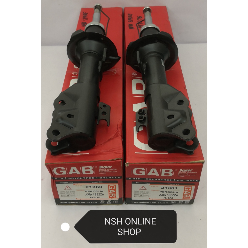 GAB Super Premium Shock Absorber Front for Perodua Axia Bezza (Gas) 1 ...