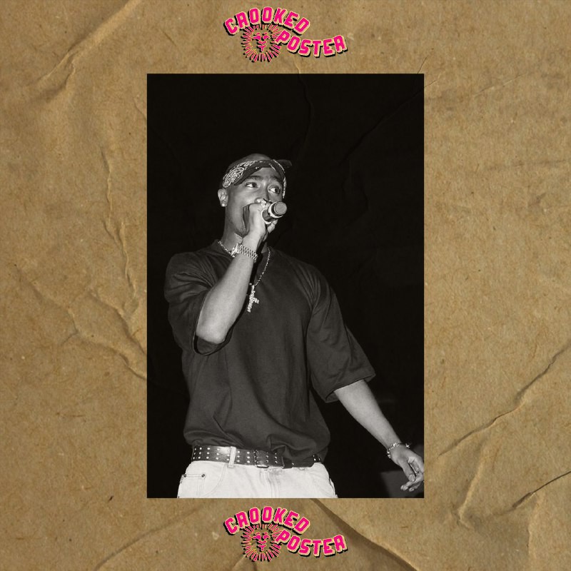 [Artist] [Rapper] Tupac Shakur Vintage Poster by Crooked Poster [Ready ...