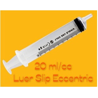 SYRINGE 20 ml/cc Luer Slip Eccentric Terumo Disposable | Shopee Malaysia