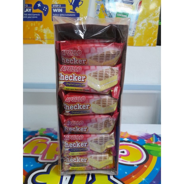 APOLLO CHECKER ORIGINAL LAYER CAKE (18G X 24 PACKS) | Shopee Malaysia