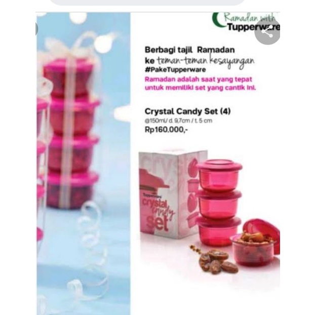 Crystal Candy Tupperware (4) | Shopee Malaysia