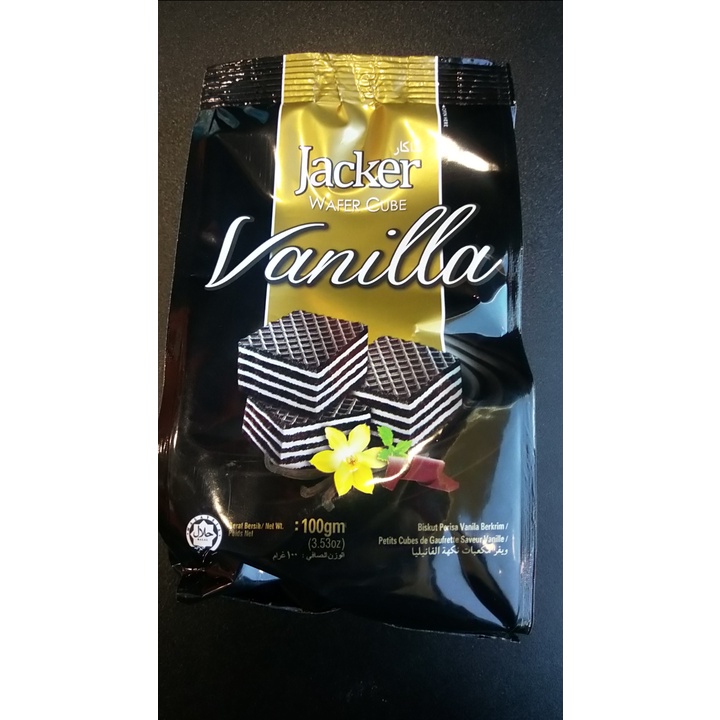 Jacker Wafer Cube Vanilla 100g | Shopee Malaysia