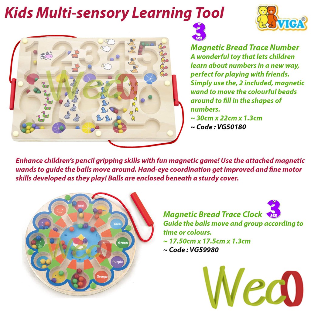 Viga Kids Multi-sensory Learning Tool | Shopee Malaysia