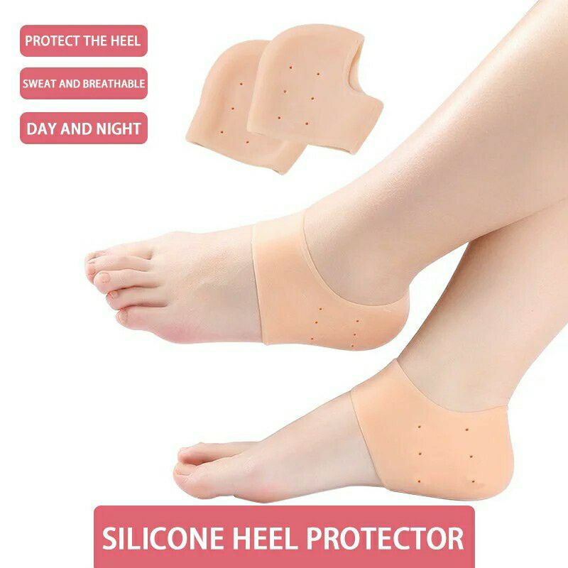 SOFT SILICONE GEL FOOT HEEL PROTECTOR ANTI-SCRATCHING SHOE BASE PADS ...