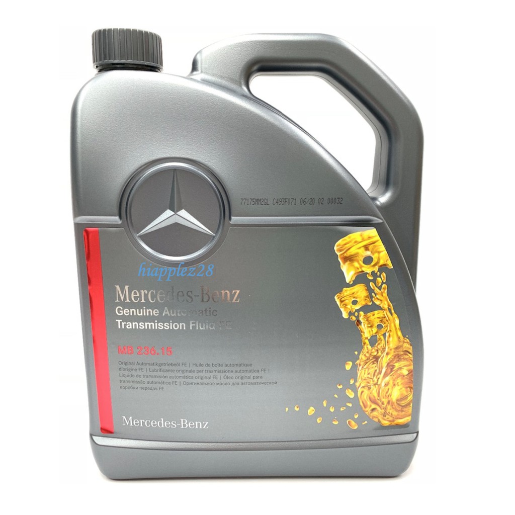 5L Genuine Automatic Transmission Fluid FE W213 Genuine Mercedes Benz ...