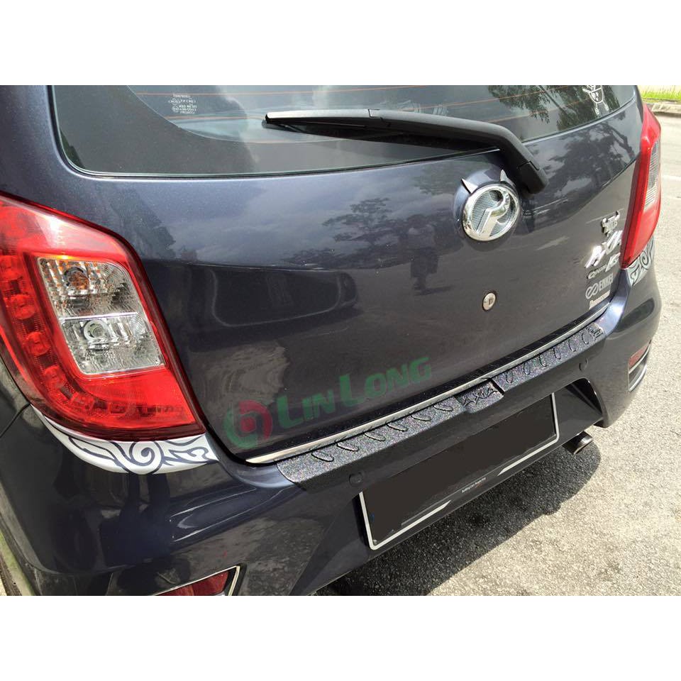 Perodua Axia rear bumper guard(G-SPEC) | Shopee Malaysia