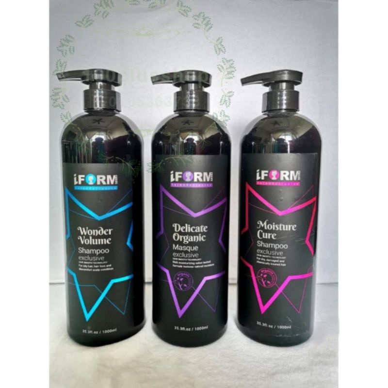 Iform Hair loss shampoo , Moisture shampoo and Delicate organic masque ...