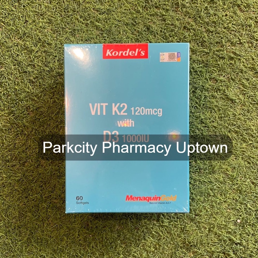 Kordel's Vitamin K2 120mcg with Vitamin D3 1000 IU Softgel 60s 3776 ...