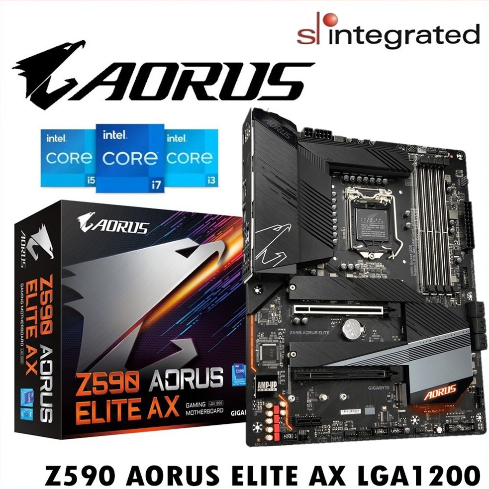 Gigabyte Z590 AORUS ELITE AX LGA1200 Gaming Motherboard | Shopee Malaysia