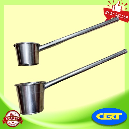 Stainless Steel Hot Water Ladle Scoop Dipper Bailer / Senduk Air Panas ...