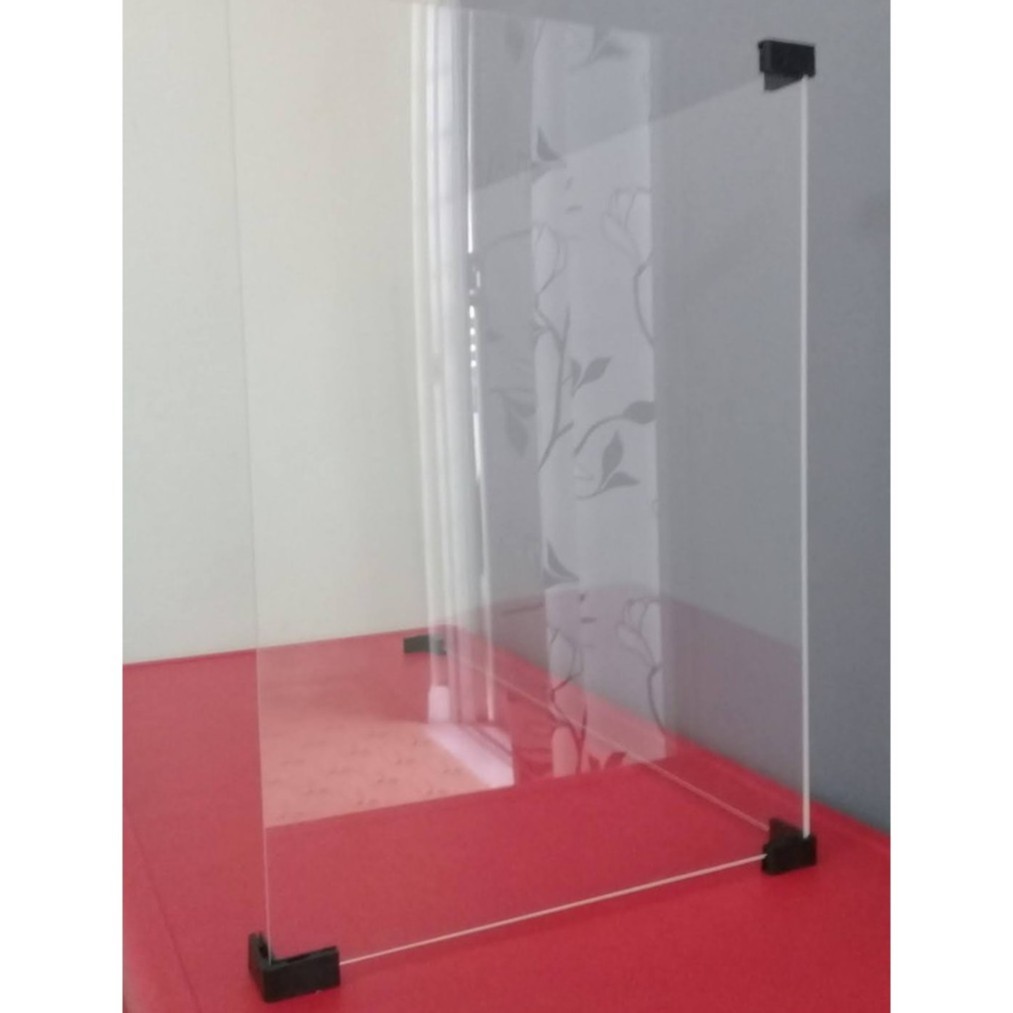 Acrylic Shield Transparent table partition ( Divider ) | Shopee Malaysia