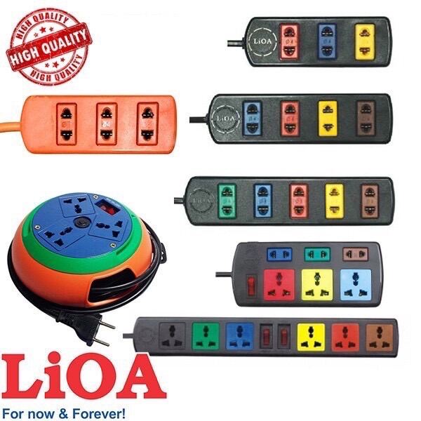Universal LiOA Power Socket - 3-hole - 4-hole - 5-hole - 6-hole Power Socket - 3m/5m long ...