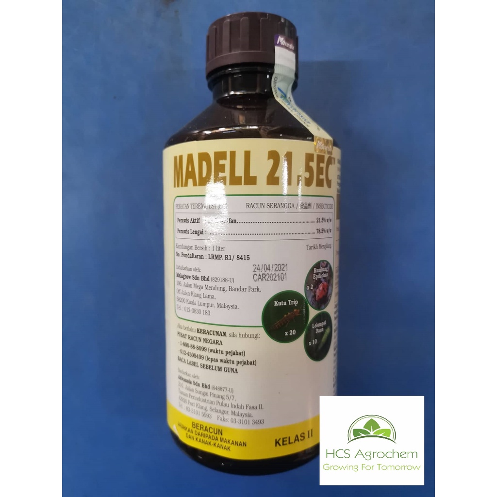 (+-1lit) Racun serangga Advansia Madell 21.5EC | Shopee Malaysia