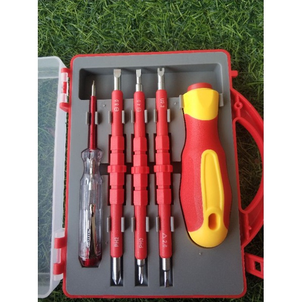 5in1 1000V Multi-purpose Changeable Insulated Screwdrivers Set with ...