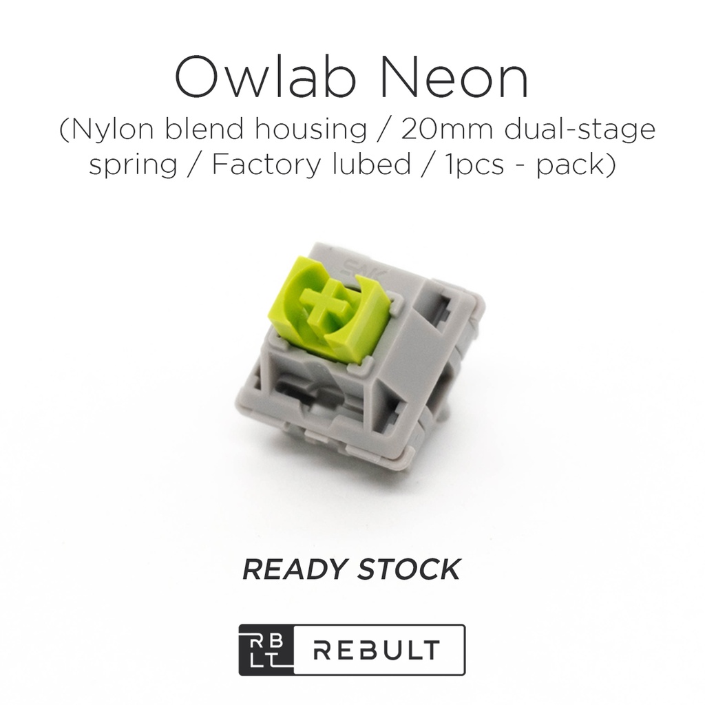 Owlab Neon (Linear) Mechanical Switch for Mechanical Keyboards | Shopee Malaysia