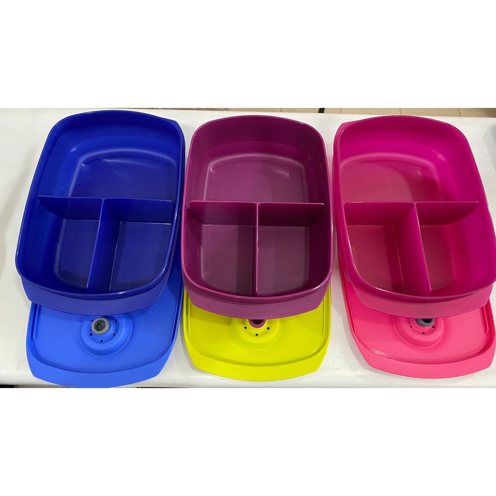 Tupperware Reheatable Divided Lunch Box (1pc) | Shopee Malaysia