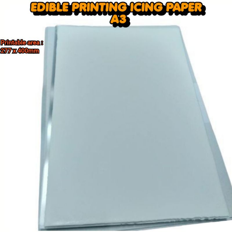 Edible Image Printing Icing Paper A3 Size 1sheet 0.65mm | Shopee Malaysia