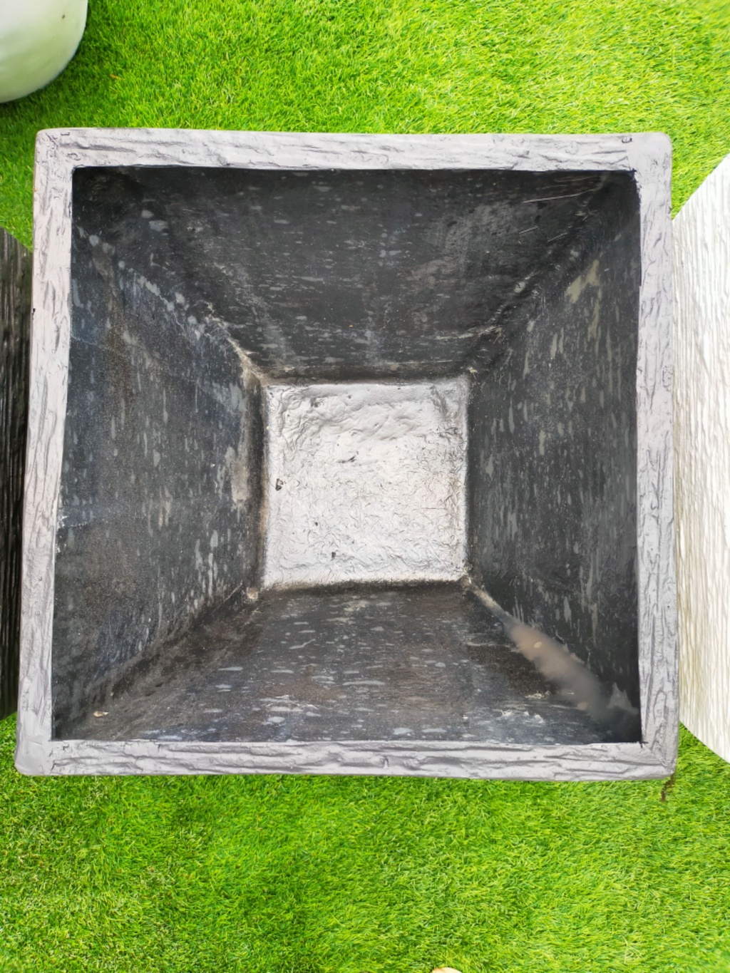 REX FP01 Black Fiberglass Flower Pot Pasu Bunga Garden Taman Plant ...