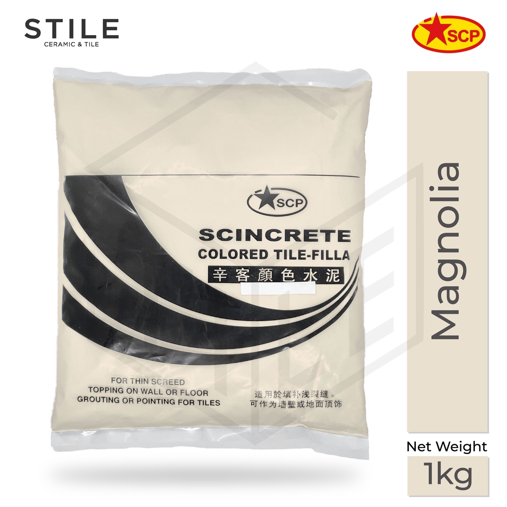 SCP Scincrete Colored Tile Filla / Ceramic Tile Grout / Simen Warna ...
