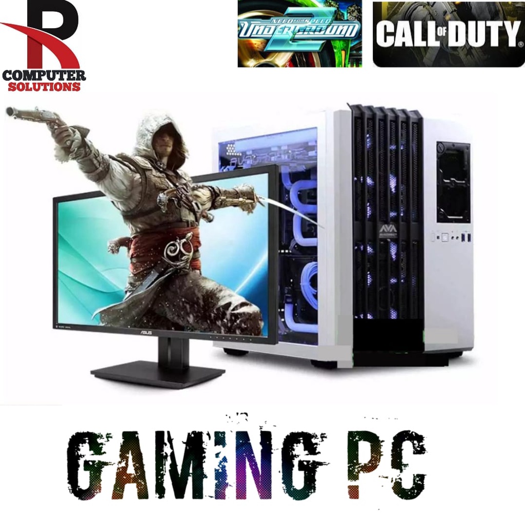 Gaming PC Custom Casing LED Light Complete Set Intel Core i7 - i5 ...