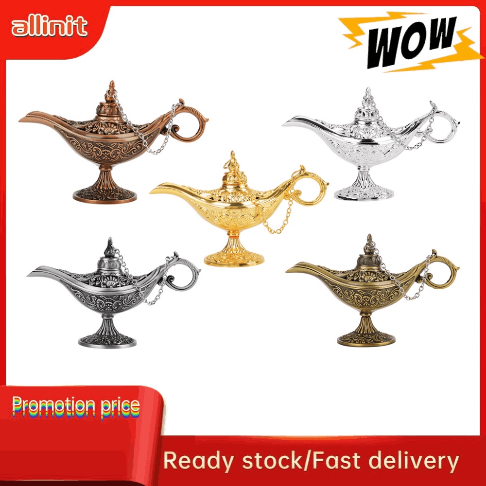 Rare Retro Legend Color Aladdin Magic Genie Wishing Lamp | Shopee Malaysia