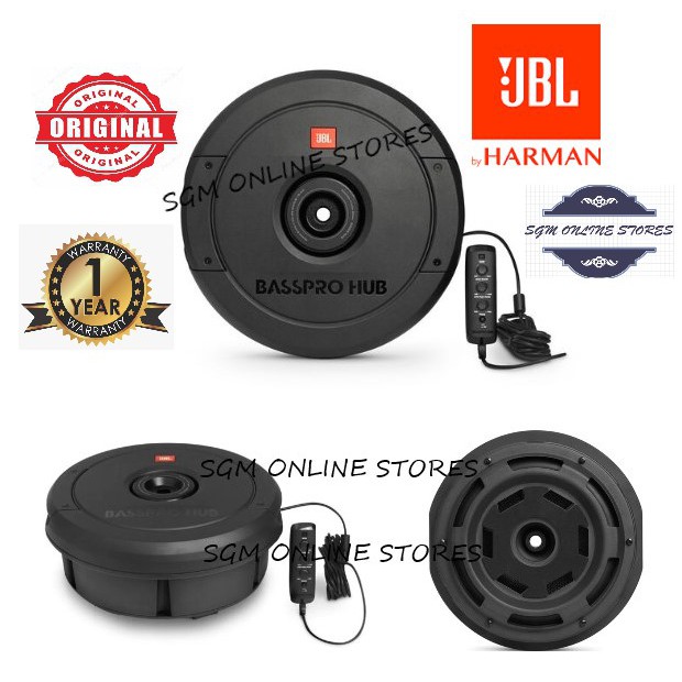 JBL BassPro Hub - 11inch Spare Tire Active Subwoofer with Built-in ...