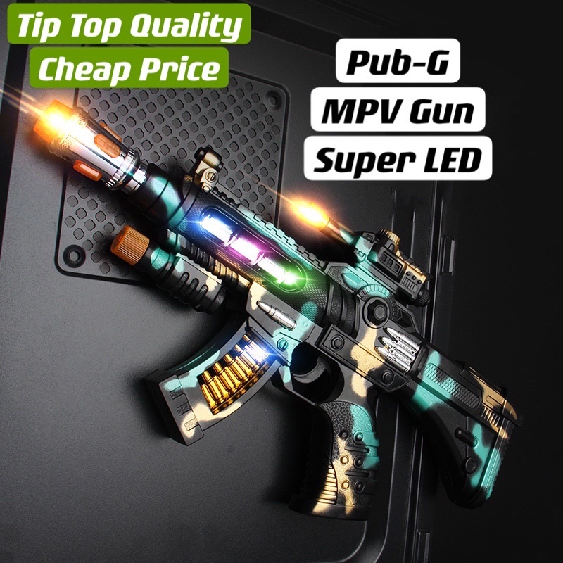 🔥 LED Toy Gun 🔥 Open Fire 6D Toy Gun Sound Light Movement | Shopee Malaysia