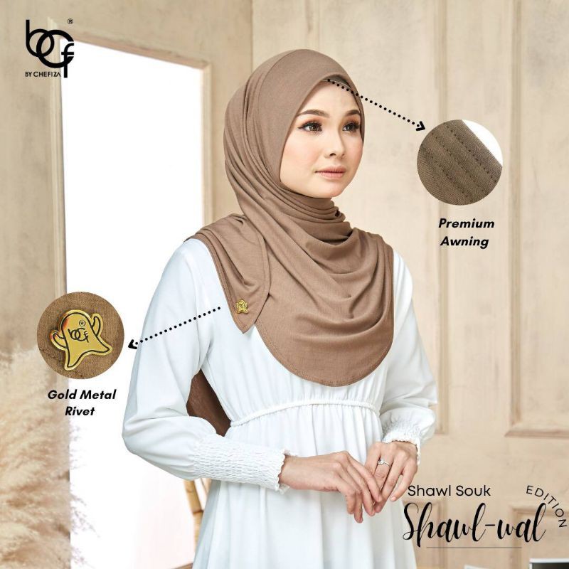 Shawl Souk BCF One Size Fit S to L (READY STOCK) | Shopee Malaysia