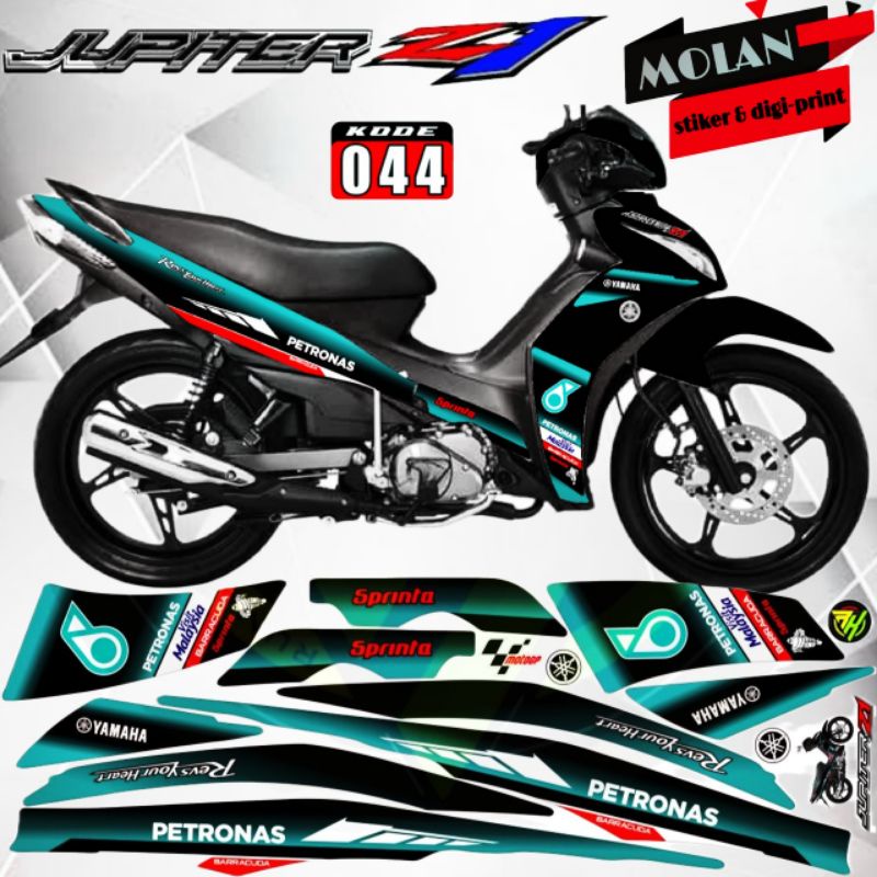 Decal Sticker Striping Variation Jupiter Z1 2013-2019 PETRONAS MOTO GP ...