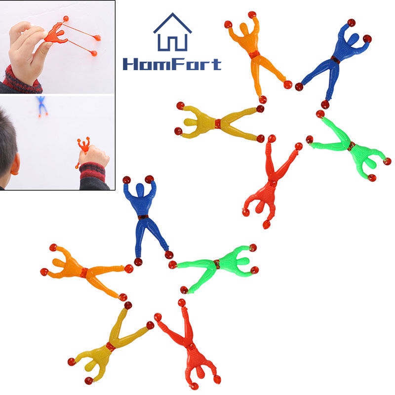 Funny Flexible Climb Men Sticky Wall Toy Kids Toys Climbing Flip ...