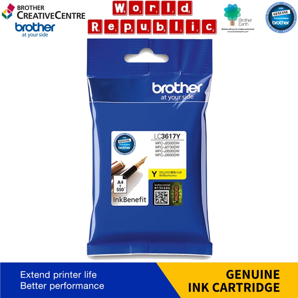 ORIGINAL BROTHER LC-3619XL 3619XL LC3619 LC3619XL LC3617BK LC3617 LC ...