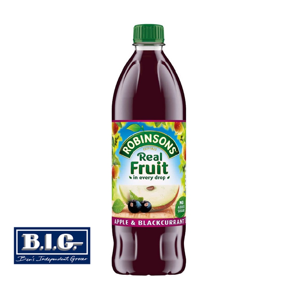 Robinsons Squash Apple & Blackcurrant No Added Sugar 1L (EXP Mar 2023 ...