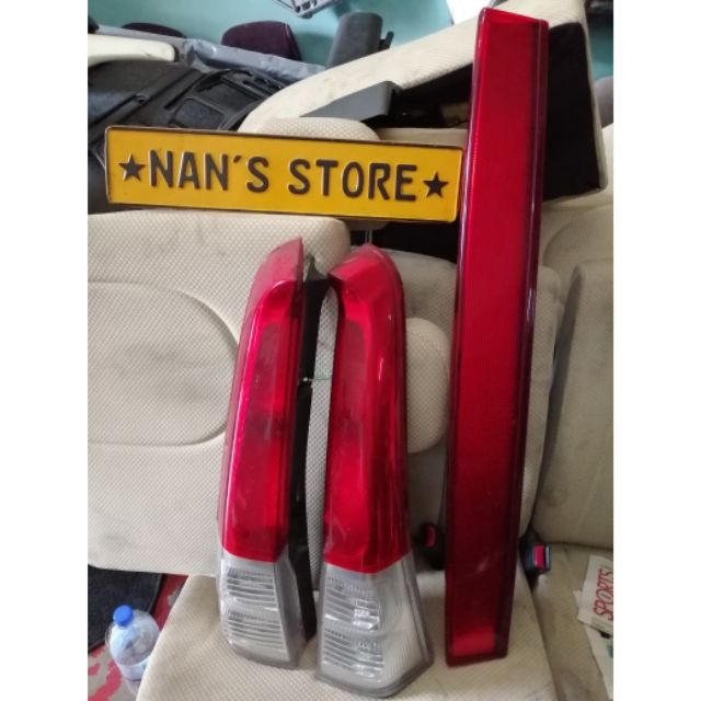 Daihatsu mira avy rs tailamp and spoiler third brake light for perodua ...