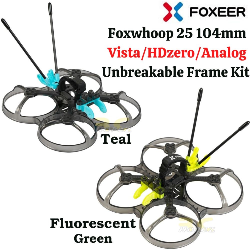 Foxeer Foxwhoop 25 Unbreakable FPV Frame Kit Compatible Vista/HDzero ...