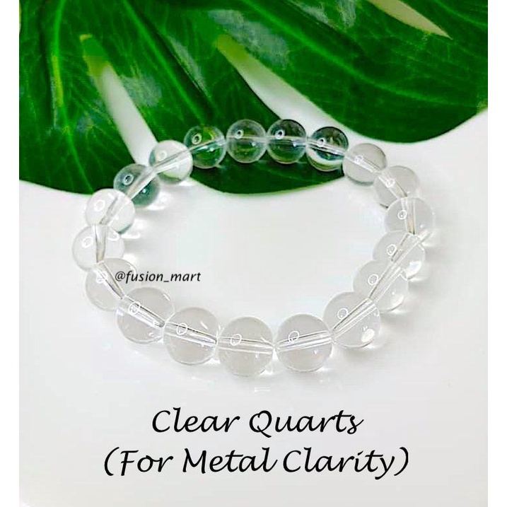 Clear Quartz Class A Stone for mental Clarity 10mm | Shopee Malaysia