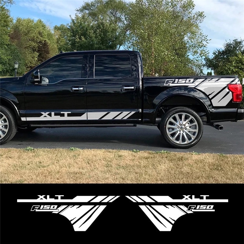 K001# RAPTOP XLT F150 Body Stripes Vinyl Stickers | Shopee Malaysia