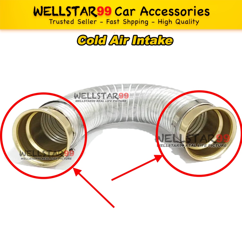 Cold Air Intake Hose Aluminium (Not Include Hose) | Shopee Malaysia