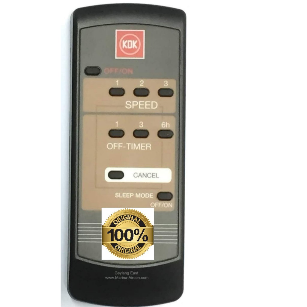 KDK Ceiling Fan Remote Control (Original) (Black) | Shopee Malaysia