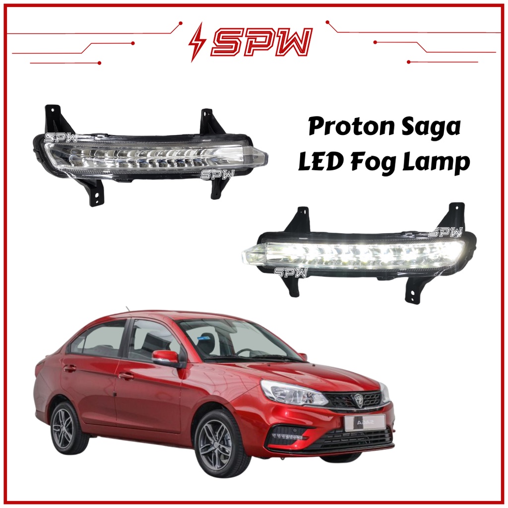 Proton Saga Fog Lamp Fog Light Spot Light Cover VVT Pentair Bumper LED Foglamp Foglight ...